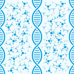 Dna seamless background Royalty Free Vector Image