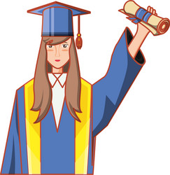 Graduation Lady Vector Images (over 1,700)