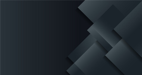 Black gradient geometric background Royalty Free Vector