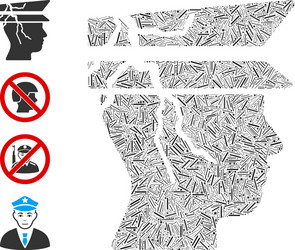 Police officer icon Royalty Free Vector Image - VectorStock