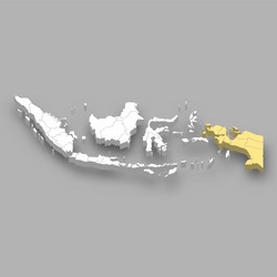 Indonesia Papua Map Vector Images (over 230)