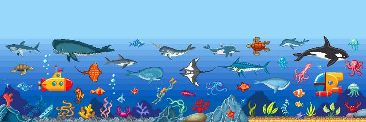 Animals Pixel Vector Images (over 6,200)