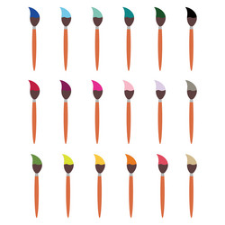 Flower design clipart set Royalty Free Vector Image