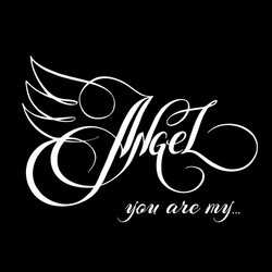 My angel is always with me 3 Royalty Free Vector Image