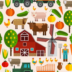 Farm animals Royalty Free Vector Image - VectorStock