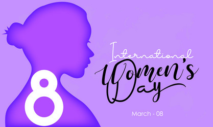 Female freedom awareness concept banner design Vector Image