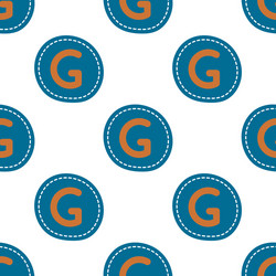 Texture letters a two color Royalty Free Vector Image