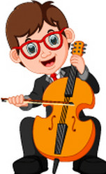 Cartoon Cello Boy Vector Images (91)