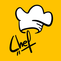 Funny chef symbol Royalty Free Vector Image - VectorStock