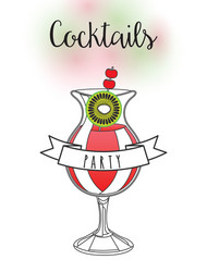 Dlicious drink Royalty Free Vector Image - VectorStock