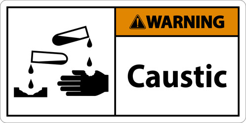Caustic Soda Sign