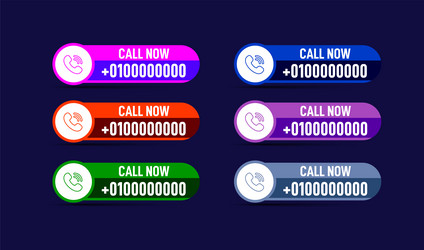 Call us sign free Royalty Free Vector Image - VectorStock