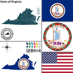 Virginia State Seal Vector Images (over 330)
