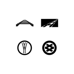 Rail logo Royalty Free Vector Image - VectorStock