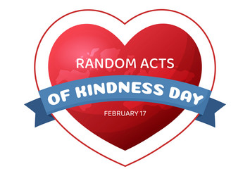 Random acts of kindness on february 17th various Vector Image