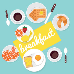 Breakfast Royalty Free Vector Image - VectorStock