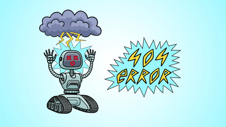 A humorous to indicate website page Royalty Free Vector