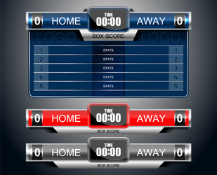 Blue ui button animation for game interface Vector Image