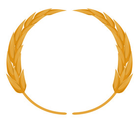 Golden Wheat Crown Vector Images (over 100)