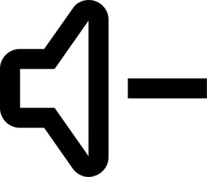 Volume icon music sound sign Royalty Free Vector Image