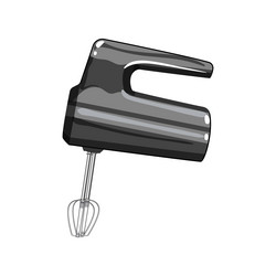 Food hand mixer cartoon Royalty Free Vector Image
