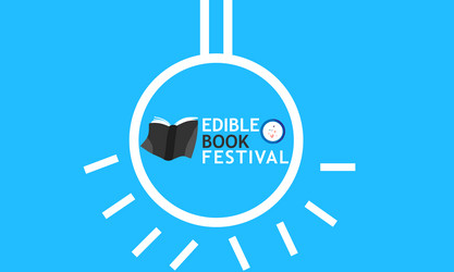 Edible book festivaltemplate Royalty Free Vector Image