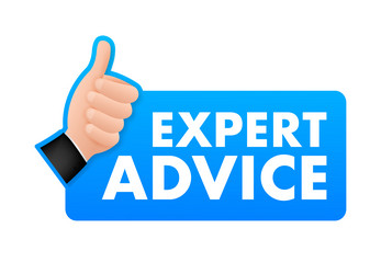 Expert advice icon business person presentation Vector Image