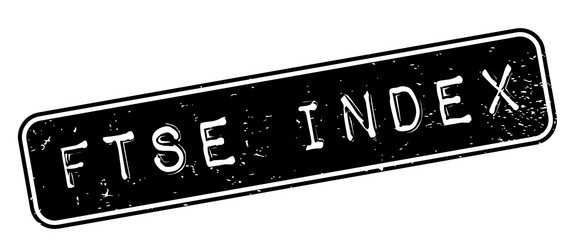 Ftse index rubber stamp Royalty Free Vector Image