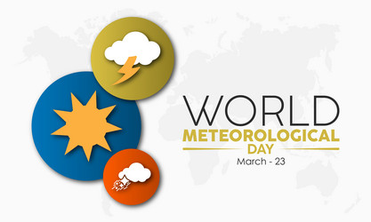 Cloud forecast weather awareness concept banner Vector Image