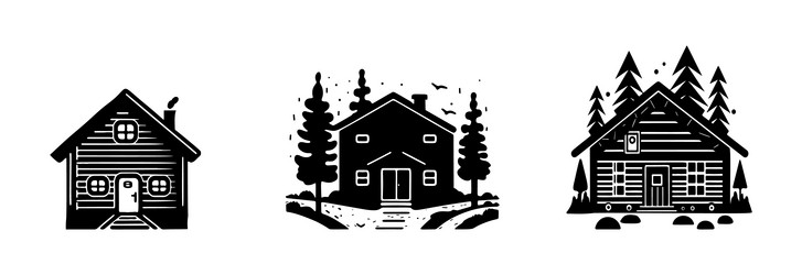 Log Cabin Vector Images (over 1,900)