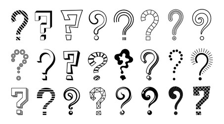 Question mark Royalty Free Vector Image - VectorStock