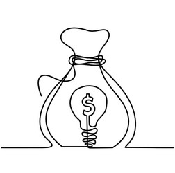 Money Bag Line Drawing Vector Images (over 1,400)