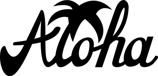 Aloha Script Vector Images (over 220)