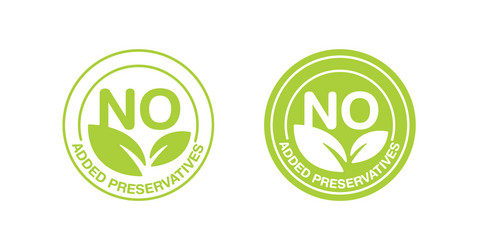 Additives free icon no added Royalty Free Vector Image