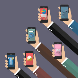 Ui design concept device content place Royalty Free Vector