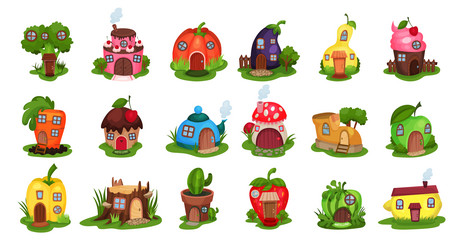 Strawberry House in Garden Vector Images (over 150)