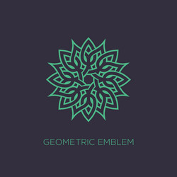 Geometric logo Royalty Free Vector Image - VectorStock