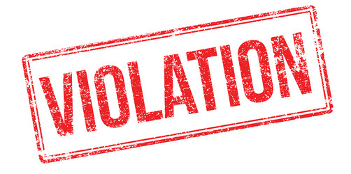 Violation stamp on white Royalty Free Vector Image Violation stamp on white Royalty Free Vector Image