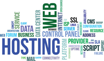 Word cloud information technology Royalty Free Vector Image