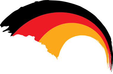 Germany flag Royalty Free Vector Image - VectorStock