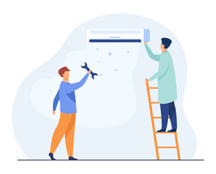 Air Conditioner Repair Man Cartoon Vector Images (over 220)