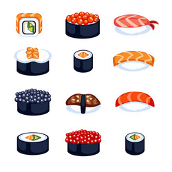 Sushi Royalty Free Vector Image - VectorStock