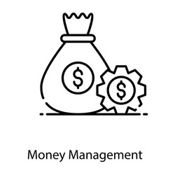 Money management Royalty Free Vector Image - VectorStock