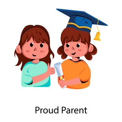 Proud parent Royalty Free Vector Image - VectorStock