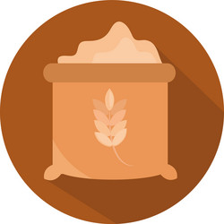 Sack with flour Royalty Free Vector Image - VectorStock