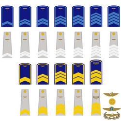 Pilot Rank Vector Images (over 140)