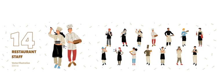 Restaurant Team Vector Images (over 3,400)