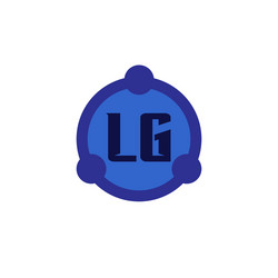 Initial letter logo lg template design Royalty Free Vector