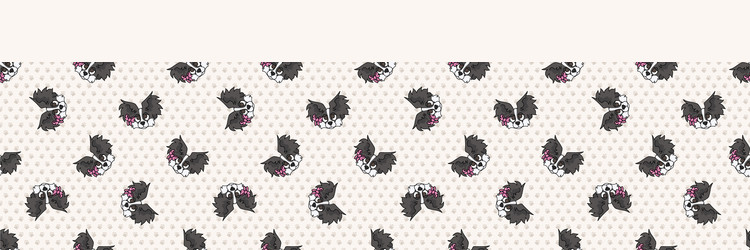 Hand drawn cute papillon dog face with pink bow Vector Image