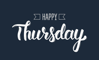 Thursday Hand Lettering Calligraphy Vector Images (over 370)